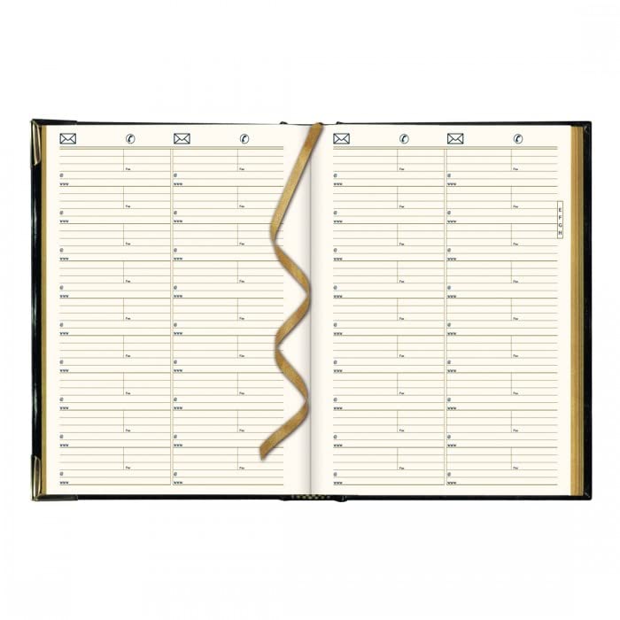 Brownline 2024 Executive Daily Planner, Appointment Book, 12 Months, January to December, Sewn Binding, 10.75" x 7.75", Trilingual, Black (CBE514-24)