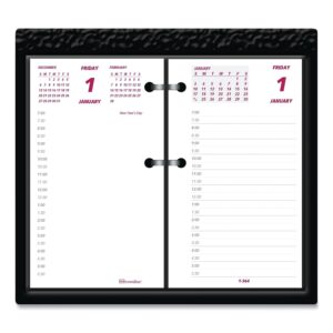 brownline 2024 daily desk calendar refill, 12 months, january to december, 6" x 3.5" (c2r-24)