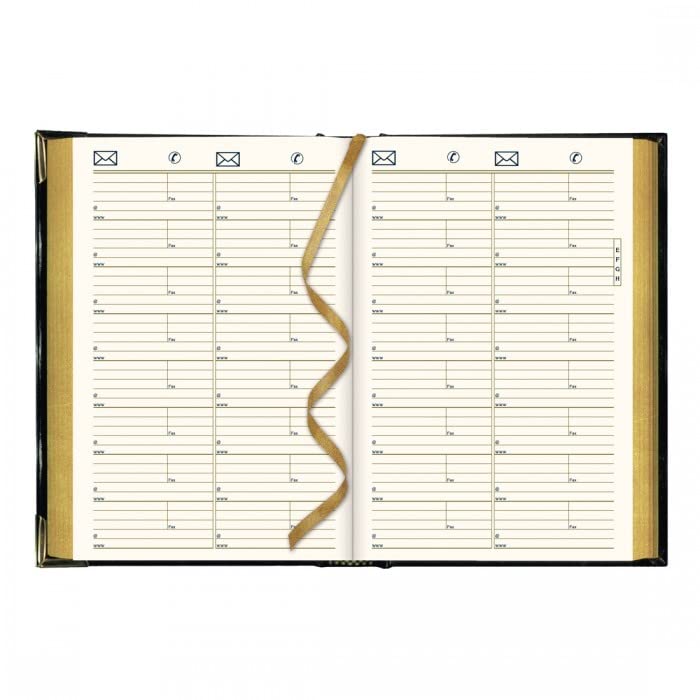 Brownline 2024 Executive Weekly Planner, Appointment Book, 12 Months, January to December, Sewn Binding, 8.187" x 5.625", Trilingual, Black (CBE507-24)