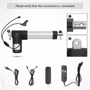 Feikeer 1.28.000.131.30 Electric Recliner Actuator Replacement Kit, Power Recliner Lift Chairs Motor, DC24V for Electric Lift Chair Linear Actuator Motor, Electric Recliner Motor