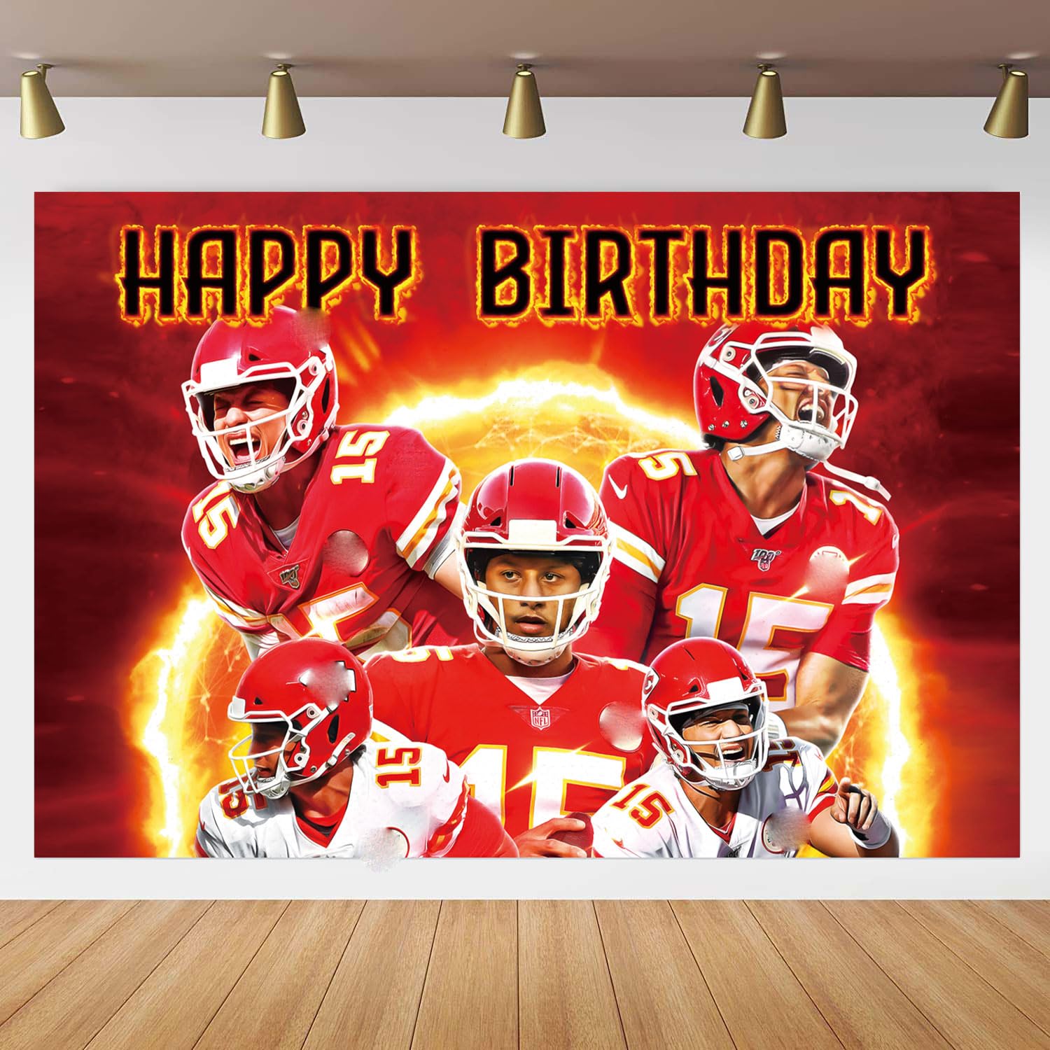 Patrick Mahomes Party Banner, Patrick Mahomes Backdrop 7x5 Patrick Mahomes Background Patrick Mahomes Themed Backdrops for Party Supplies Patrick Mahomes Background Birthday