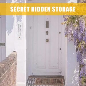 Dexspoeny Hide a Key Outside, Hidden Safe Hide a Key Hiders Outside, Key Hidden Storage, Hidden Key Holder for Outside Secret Storage Spare Key, Coins, Money Hider Outdoor Key Hider