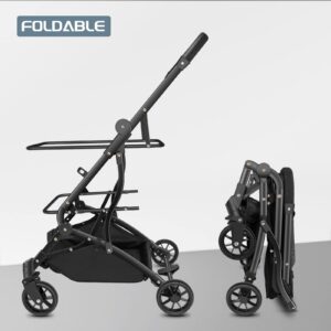 Functional Collapsible carts Shopping Cart Collapsible Utility Trolley Cart Features up 60 lbs Total Weight Capacity, Stylish Detachable Carry Bag, Swivel Tires for Easy Steering