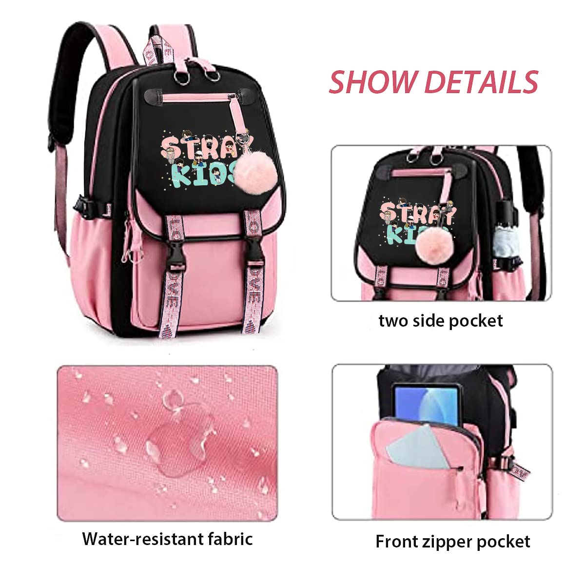 Casual Backpack Laptop Backpack, Women 15.6 Inches College Laptop Bag Travel Outdoor Daypack Bags Vintage Daypacks for Women11.8 in * 8.26 in * 17.3 in (HFR08)