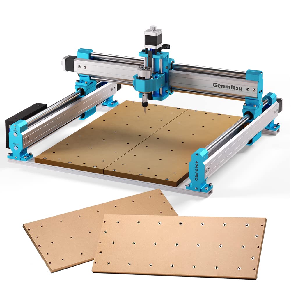 Genmitsu CNC Machine 4040-PRO with Replacement MDF Spoilboard