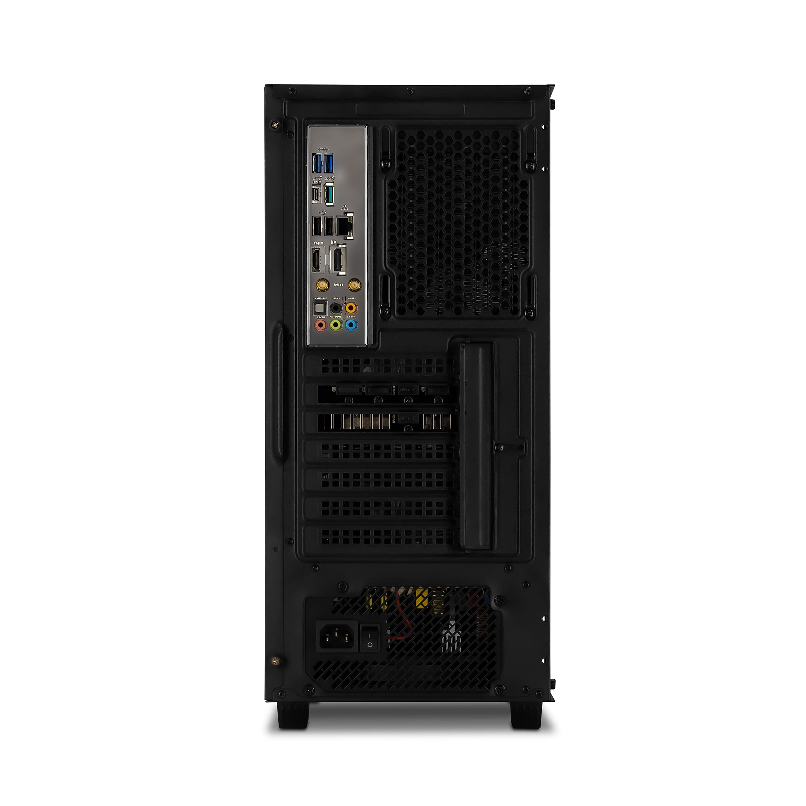 YEYIAN Shoge Gaming PC Desktop Computer, AMD Ryzen 5 5600X 4.6GHz, Nvidia RTX 3070 8GB, 1TB NVMe SSD, 16GB DDR4 3200MHz, ARGB Fans, Windows 11 Home Wi-Fi