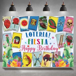 rsuuinu loteria card backdrop mexican fiesta party birthday theme mexico loteria cards photography background fiesta birthday party decorations banner newborn adult portrait photo booth props 7x5ft