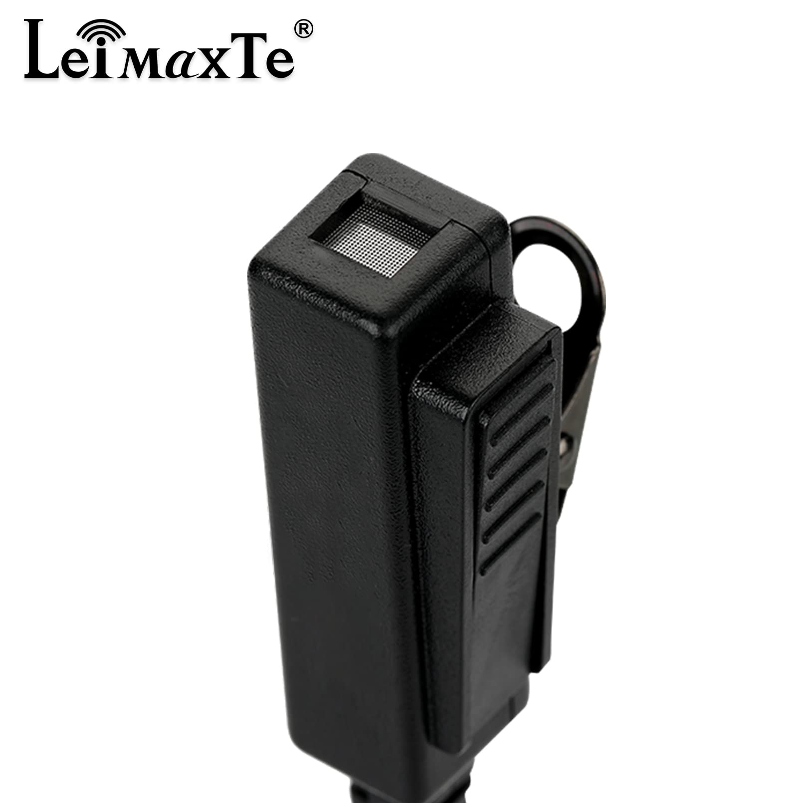 LEIMAXTE Two Way Radio Headset Compatible with Baofeng, Kenwood 2 Pin Walkie Talkie Surveillance Earpiece with Mic PTT, Acoustic Tube