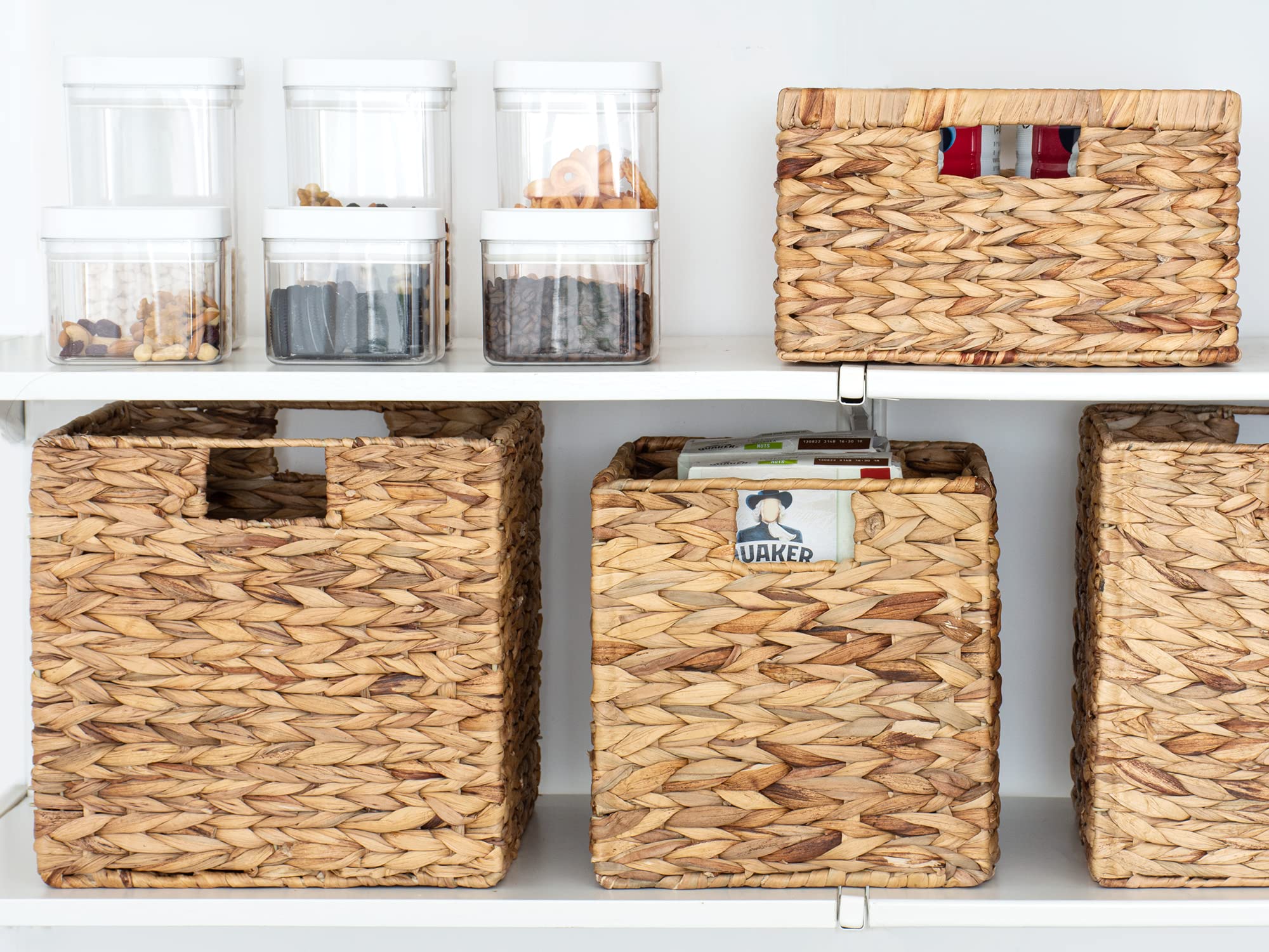 StorageWorks Water Hyacinth Storage Baskets