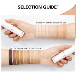 Studio Fix Perfecting Matte Foundation Stick Makeup, Full Coverage Foundation Stick for Flawless Finish, Waterproof & Sweat-proof, Long-lasting Foundation, 07, 0.28 Oz(Pack of 1)