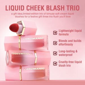 Liquid Blush with Air Cushion, Smooth, Lightweight Breathable Formula for Sheer Flush of Natural-Looking Color and Dewy Finish - Oil-Free and Matte for Soft and Subtle Look (#101 LOVE CAKE)