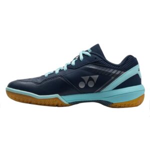 yonex women's power cushion 65 z badminton shoe, navy/saxe (us_footwear_size_system, adult, women, numeric, medium, numeric_6_point_5)