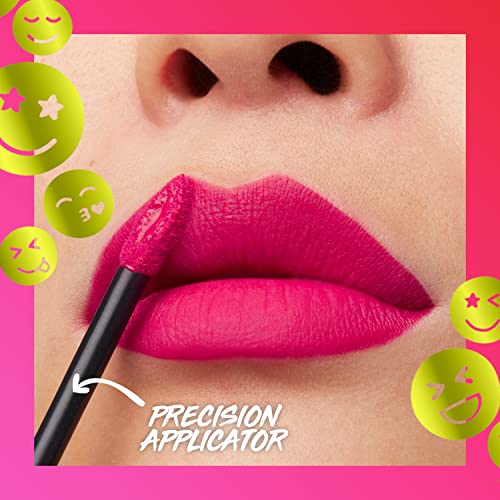 Maybelline Super Stay Matte Ink Liquid Lip Color, Moodmakers Lipstick Collection, Long Lasting, Transfer Proof Lip Makeup, De-Stresser, Mauve Nude, 1 Count