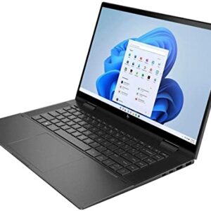 HP 2022 Envy x360 15.6" FHD IPS Touchscreen Premium 2-in-1 Laptop, Gen 4 AMD 6-Cores Ryzen 5 5625U Upto 4.3GHz, 32GB RAM, 512GB PCIe SSD, Backlit Keyboard, Windows 11 Home + HDMI Cable