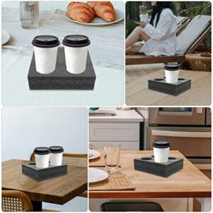 4pcs 4 Hole Cup Holder 4 Cup Carrier Convenient Cup Holder Cup Holders for Your Car Coffee Mug Holder Cup Packing Holder Take Out Cup Container Mala Tang Pearl Cotton Takeaway Cup