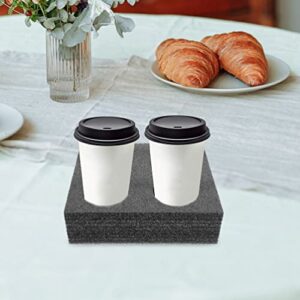 4pcs 4 Hole Cup Holder 4 Cup Carrier Convenient Cup Holder Cup Holders for Your Car Coffee Mug Holder Cup Packing Holder Take Out Cup Container Mala Tang Pearl Cotton Takeaway Cup