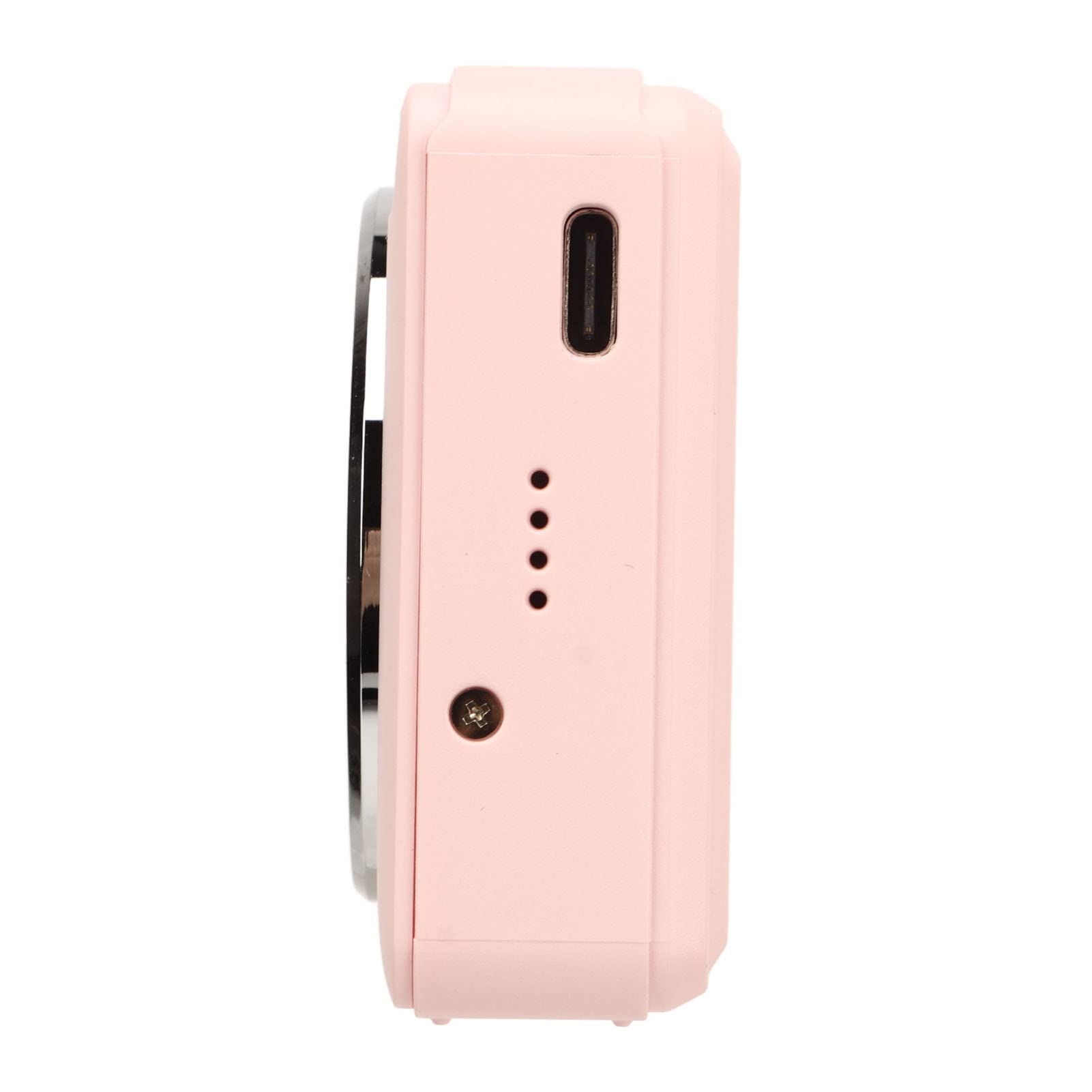 Compact Digital Camera, Pocket Digital Camera HD 1080P 700 MAh Battery 44M for Graduation for Photo (Pink)