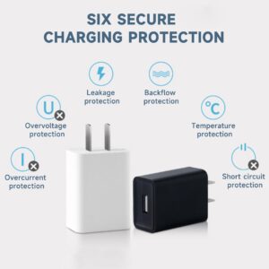 MEHIDFY USB Wall Charger, 5V 2A Charger Power Adapter, Fast Charging USB Charger Block, Fast Plug Charging Block, USB Wall Plug for Baby Bottle Warmer, Phone, iPad, Kindle