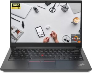 lenovo thinkpad e14 gen 3 14" fhd laptop, amd ryzen 7 5700u processor, amd radeon graphics, 24gb ram 1tb pcie ssd, wi-fi, bluetooth, webcam, windows 11 pro, black