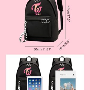 KAEFRA Casual Kpop Neｗ Twice Jeans Merch Backpack Bags Merchandise (KH003)