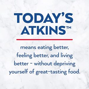 Atkins Chocolate Peanut Butter Protein Meal Bar, High Fiber, 16g Protein, 2g Sugar, 3g Net Carb, Meal Replacement, Low Carb, Keto Friendly, 12 Count