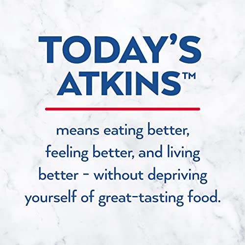 Atkins Chocolate Peanut Butter Protein Meal Bar, High Fiber, 16g Protein, 2g Sugar, 3g Net Carb, Meal Replacement, Low Carb, Keto Friendly, 12 Count