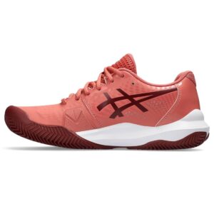 asics women's gel-challenger 14 clay shoes, 9.5, light garnet/antique red