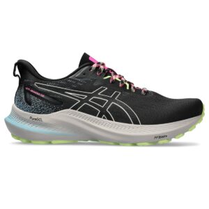 ASICS Women's GT-2000 12 Trail Running Shoes, 10.5, Nature Bathing/Lime Green