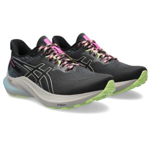 ASICS Women's GT-2000 12 Trail Running Shoes, 10.5, Nature Bathing/Lime Green