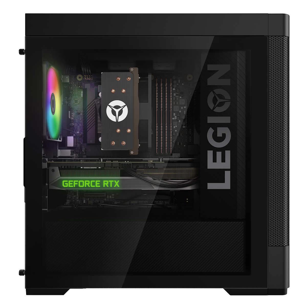 Lenovo Legion T5 Gaming Tower Desktop Computer - 12th Gen Intel Core i7-12700 12-Core up to 4.90 GHz Processor, 16GB DDR5 RAM, 512GB NVMe SSD + 2TB HDD, GeForce RTX 3070 8GB Graphics, Windows 11 Pro