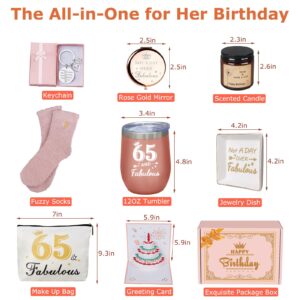 65th Birthday Gifts For Women, Happy 65th Birthday Gifts For Her Best Friend Mom Sister Wife Turning 65, Gift For 65 Year Old Woman Birthday Unique, Funny Birthday Gift Box Ideas