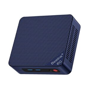 beelink mini pc intel 12th eq12 triple displays hdmi x2 +typr-c, dual 2.5gbps net-ports mini computers, 16gb sigle ddr5 ram, pcie x1 500gb m.2 2280 ssd, wi-fi6, bt5.2, openwrt