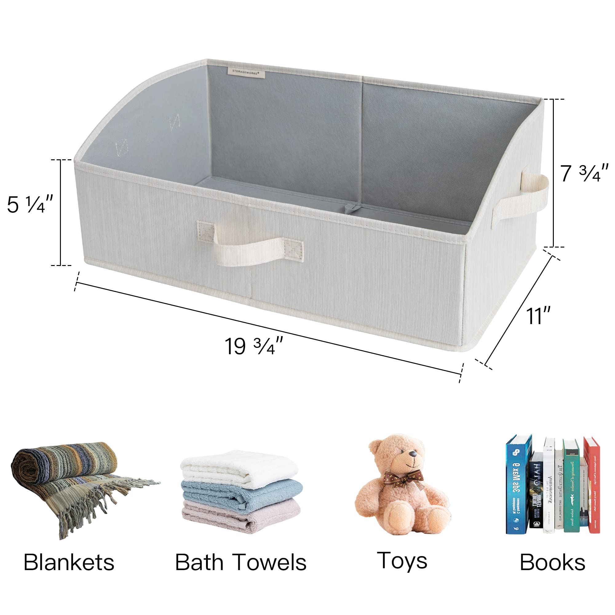 StorageWorks Closet Storage Bins and