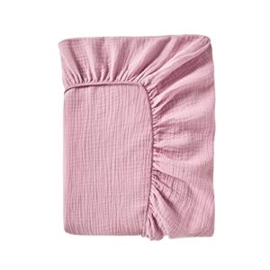 Changing Pad Cover for Baby Girls Boys, Neutral Fitted Muslin Cotton Diaper Changing Pad Sheets, Soft Brethable Changing Table Cover