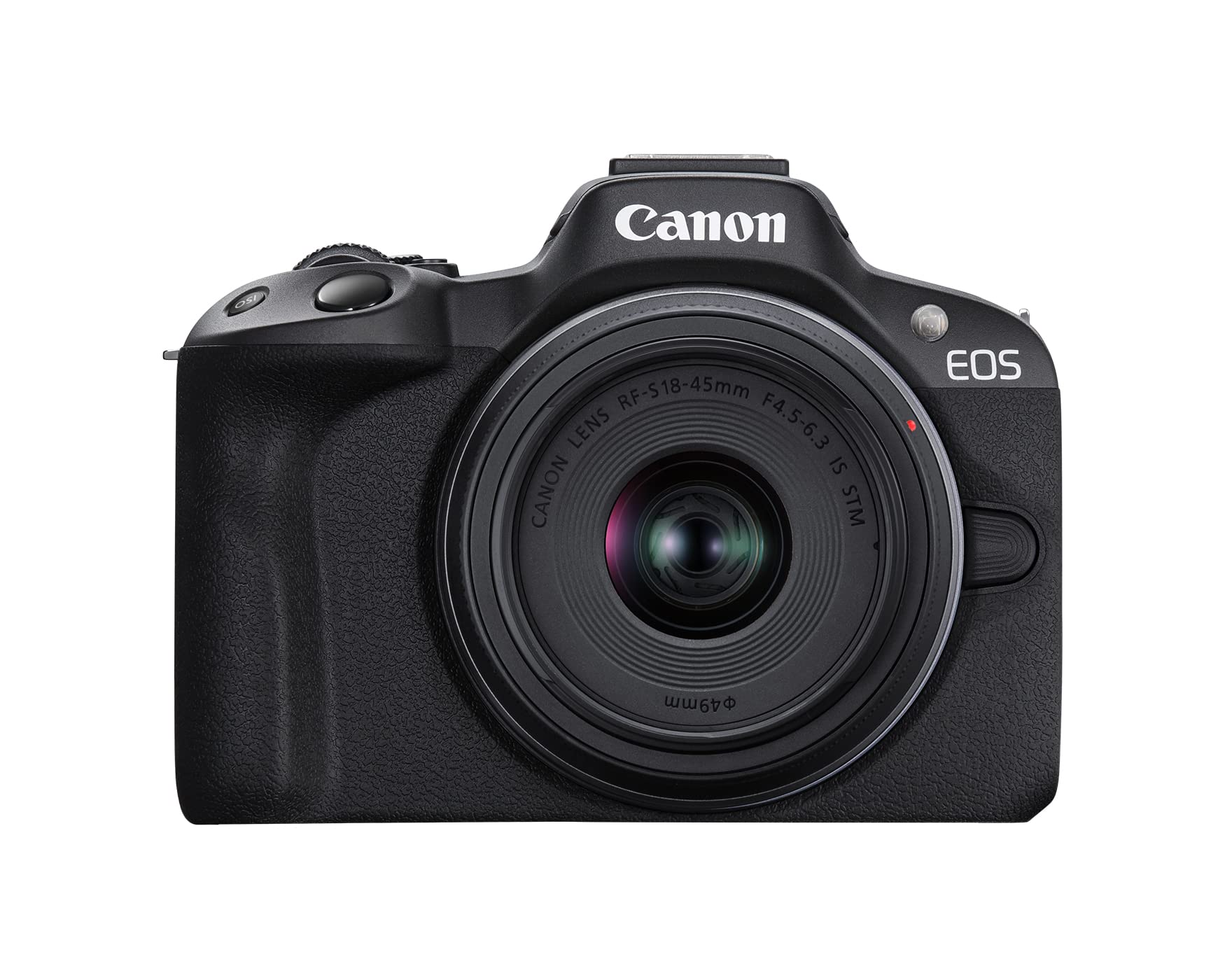 Canon EOS R50 Mirrorless Vlogging Camera (Black) w/RF-S18-45mm F4.5-6.3 is STM Lens (Renewed)