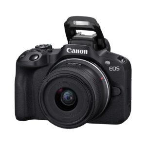 Canon EOS R50 Mirrorless Vlogging Camera (Black) w/RF-S18-45mm F4.5-6.3 is STM Lens (Renewed)