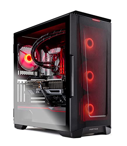 Skytech Gaming Skytech Eclipse Gaming PC Desktop – Intel Core i7 13700F 2.1 GHz, NVIDIA RTX 4090, 1TB NVME SSD, 32GB DDR5 RAM RGB, 1000W Gold PSU, 360mm AIO, 11AC Wi-Fi, Windows 11 Home 64-bit