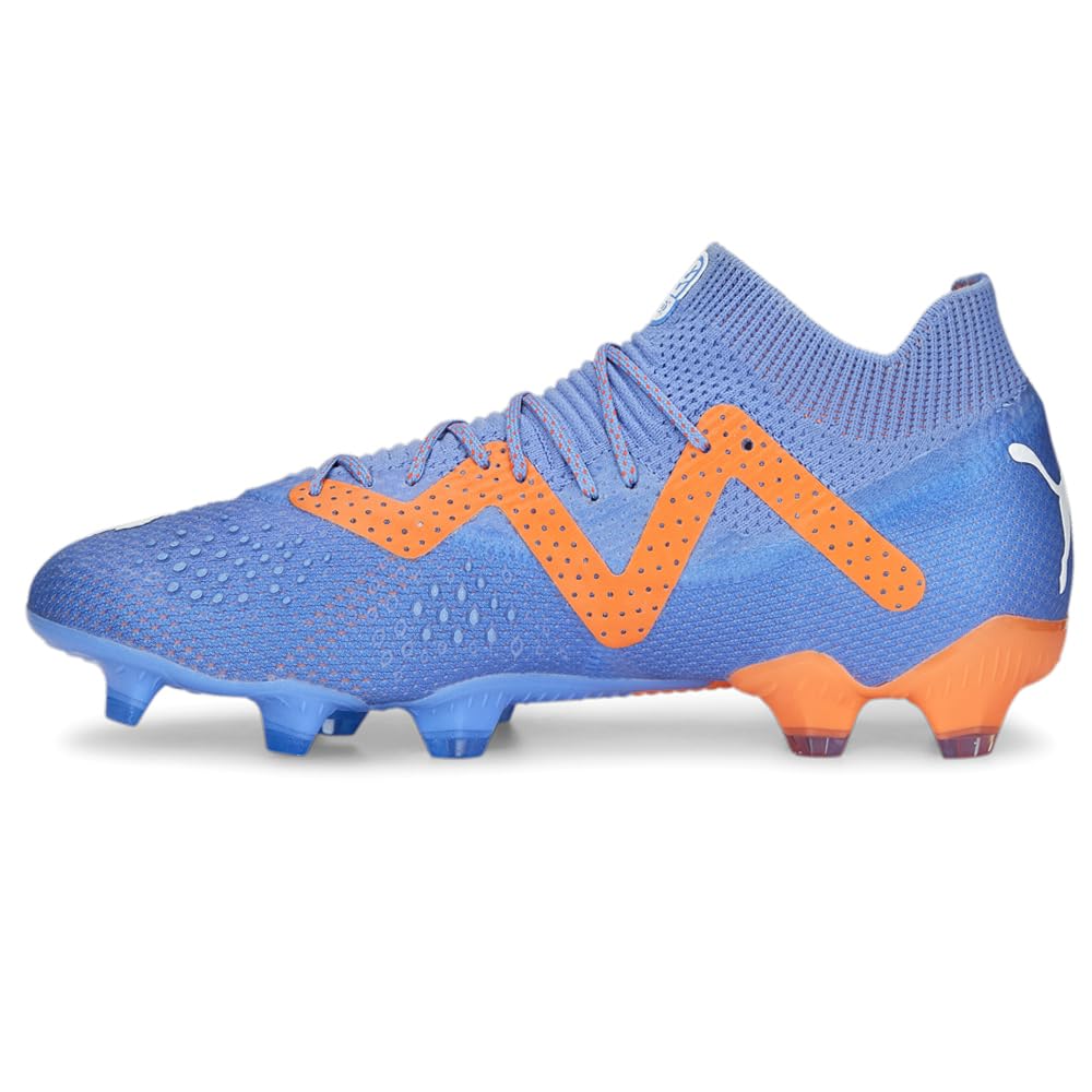 Puma Womens Future Ultimate Firm GroundAg Soccer Cleats Cleated, Firm Ground, Turf - Blue - Size 8 M