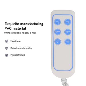 8 Pin Bed Controller 8 Pin Chair Remote PVC Lifting Bed Controller Electric PVC Ip66 Wear Resistant Lift Chair Hand Control for Hospital