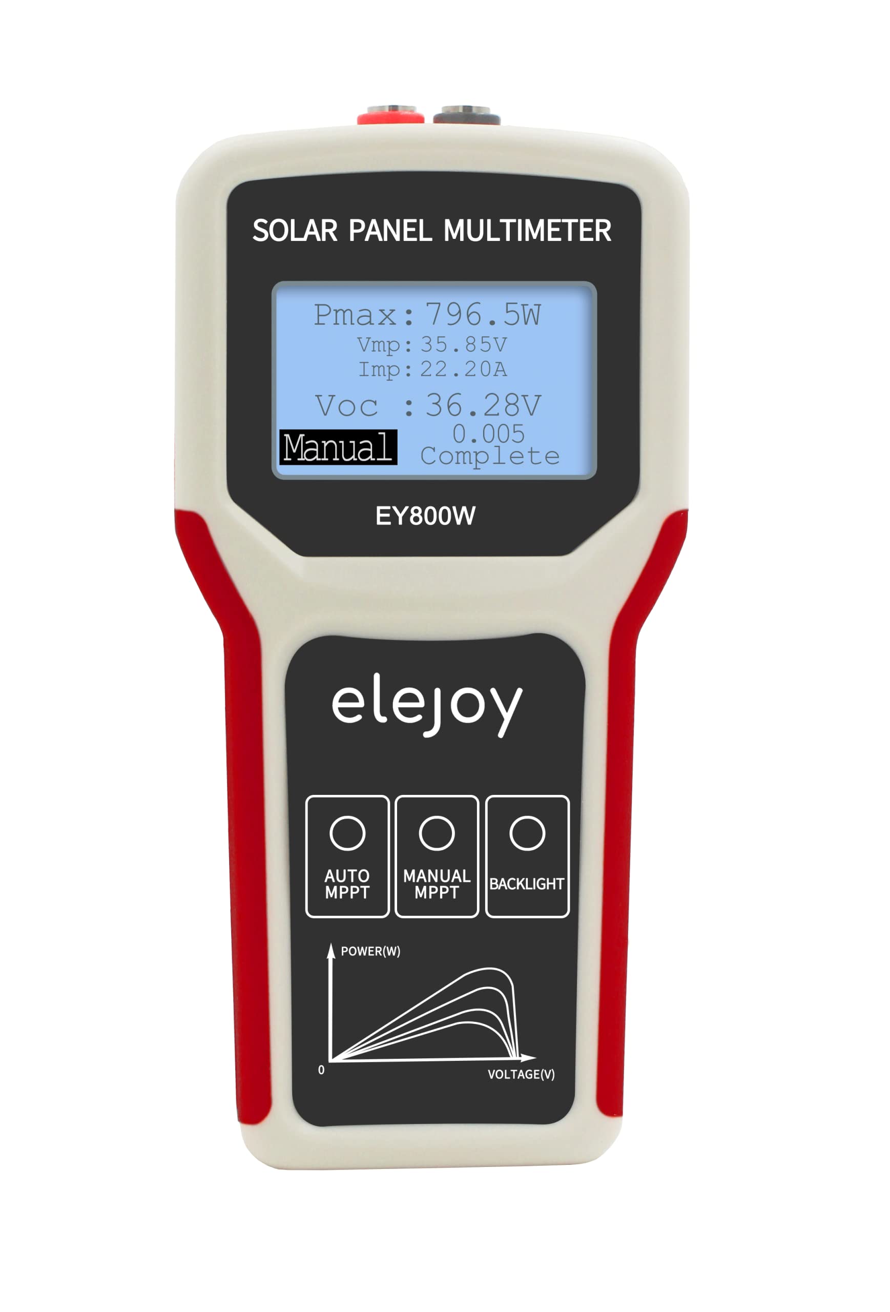 ELEJOY Solar Panel Multimeter Digital- Measure MPPT Power Output Rating, Open Circuit Voltage Smart Tester