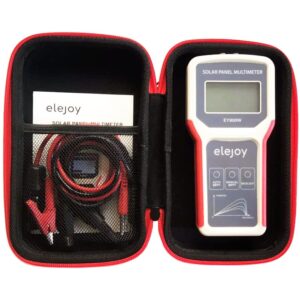 ELEJOY Solar Panel Multimeter Digital- Measure MPPT Power Output Rating, Open Circuit Voltage Smart Tester