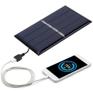 efficient and portable 2v 0.28w mini solar panel battery charger - ideal for outdoor charging of small appliances and solar systems