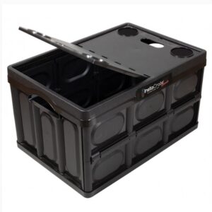 Greenmade InstaCrate Grande Black Collapsible Storage Container with Lid 16.5 Gallon Made in USA