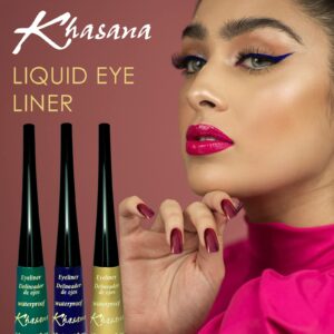 Khasana Waterproof Liquid Eyeliner #5 Navy Blue