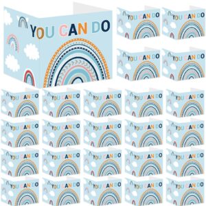 24 pcs privacy boards for student desks boho rainbow classroom desk divider table desk privacy panel privacy folders screen partition for school teacher student study test shields class (boho rainbow)