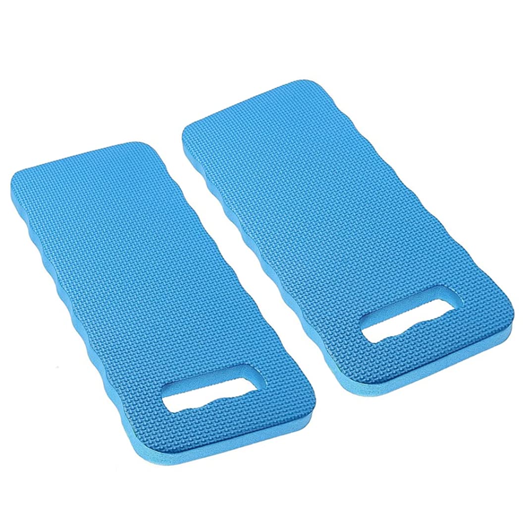 Eaarliyam Garden Kneeling Pad, 2PCS Waterproof Garden Knee Mat, 15.74x7.08x0.78inch Foam Knee Pads, Gardening Cleaning Praying Tool (Random Color)