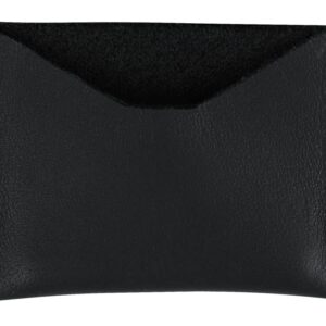 Redecker Leather Blade Guard Pouch for Razor, Travel-friendly Protective Sheath for Shaving Kit, Keeps Blades Sharp, Made in Germany, Black