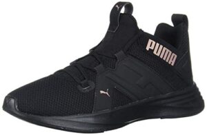 puma women's contempt demi mesh cross trainer seaker (black, 8)