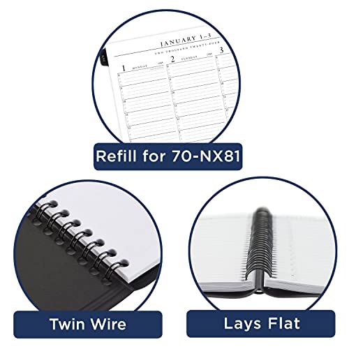 AT-A-GLANCE 2024 Weekly & Monthly Refill for 70-NX81, 8-1/4" x 11", Large, Executive (709111024)