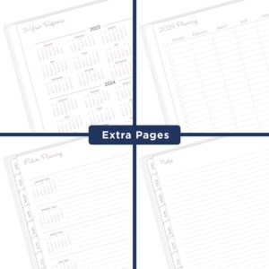 Cambridge 2024 Weekly & Monthly Planner, 8-1/2" x 11", Large, Mina (1134-905-24)